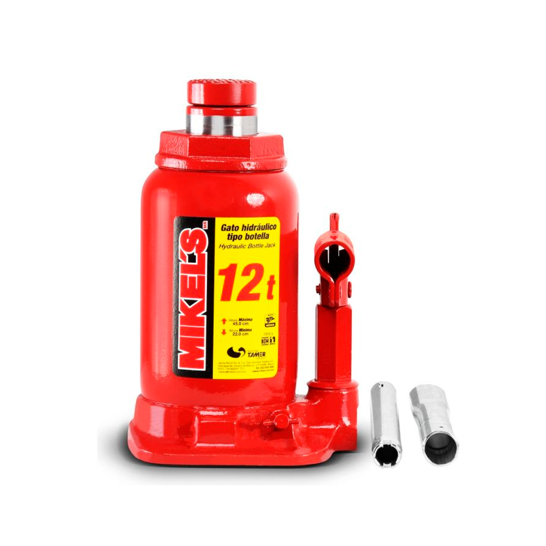 GATO HIDRAULICO DE BOTELLA 12T MIKELS – Macrin Ferreterías